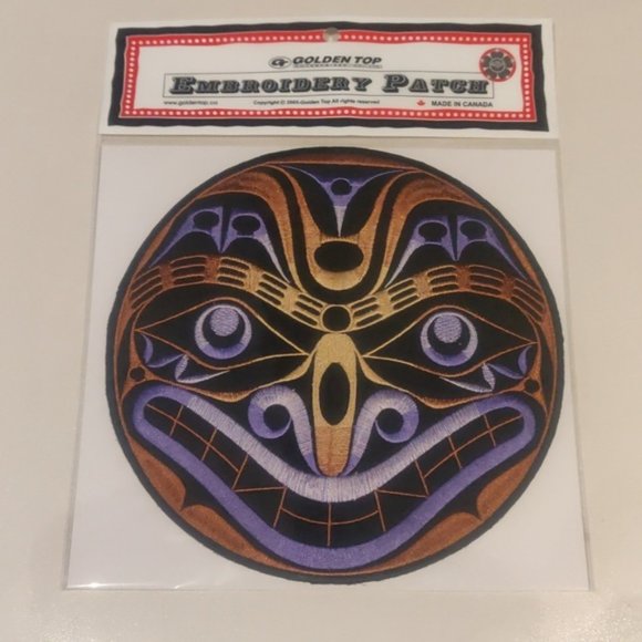 Golden Top | Other | 8 Embroidered Patch Earth Indigenous Design By Joe ...